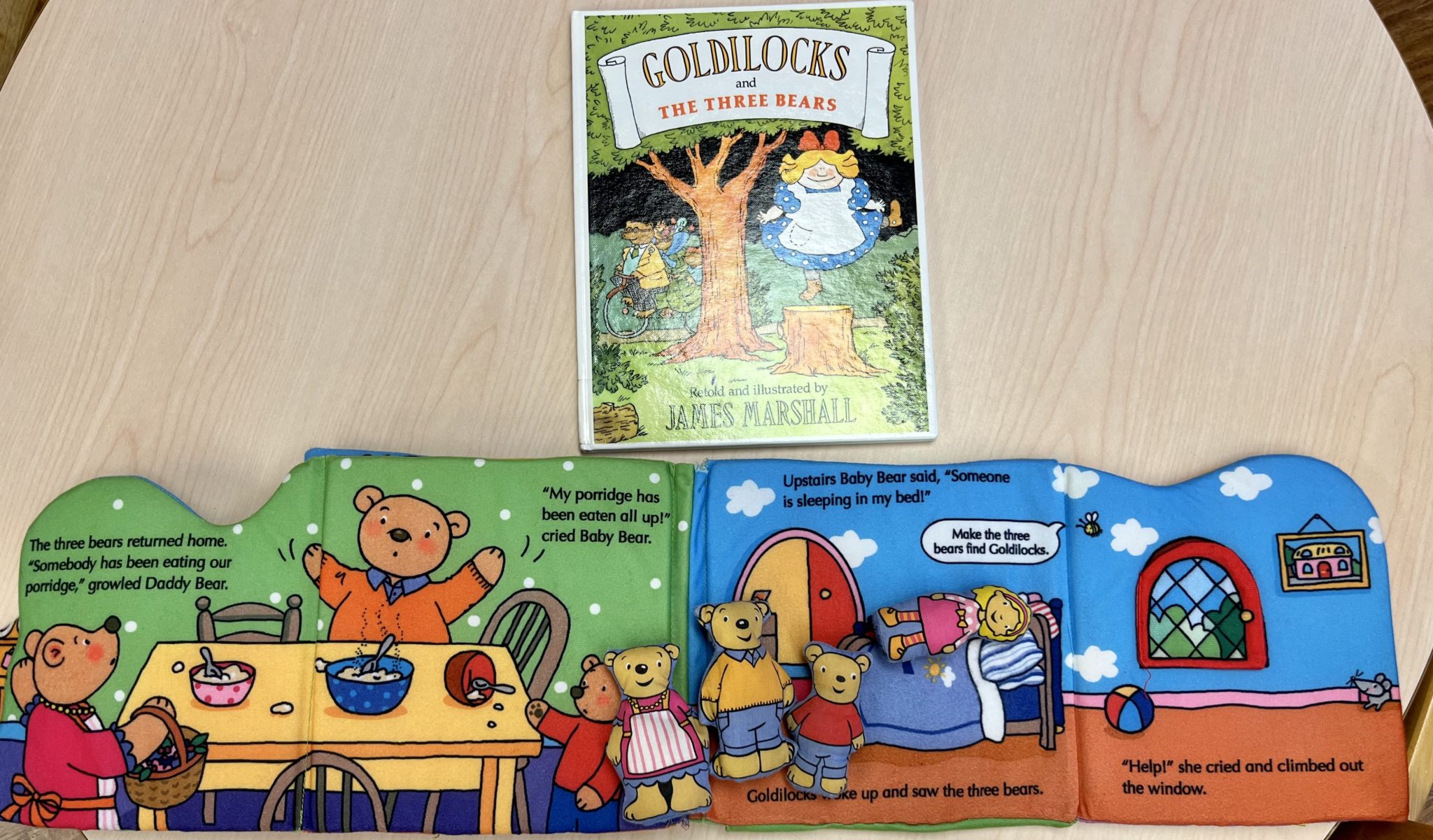 GOLDILOCKS AND THE THREE BEARS by James Marshall - Stories with Miss ...