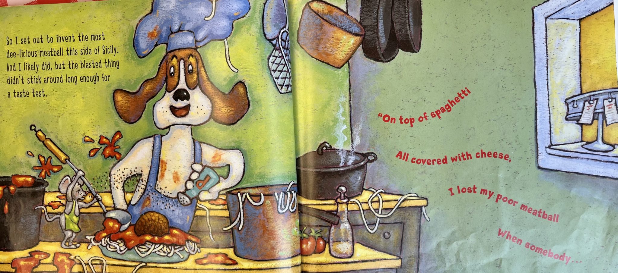 ACHOO...ON NO! WE LOST OUR POOR MEATBALL! - Stories with Miss Library