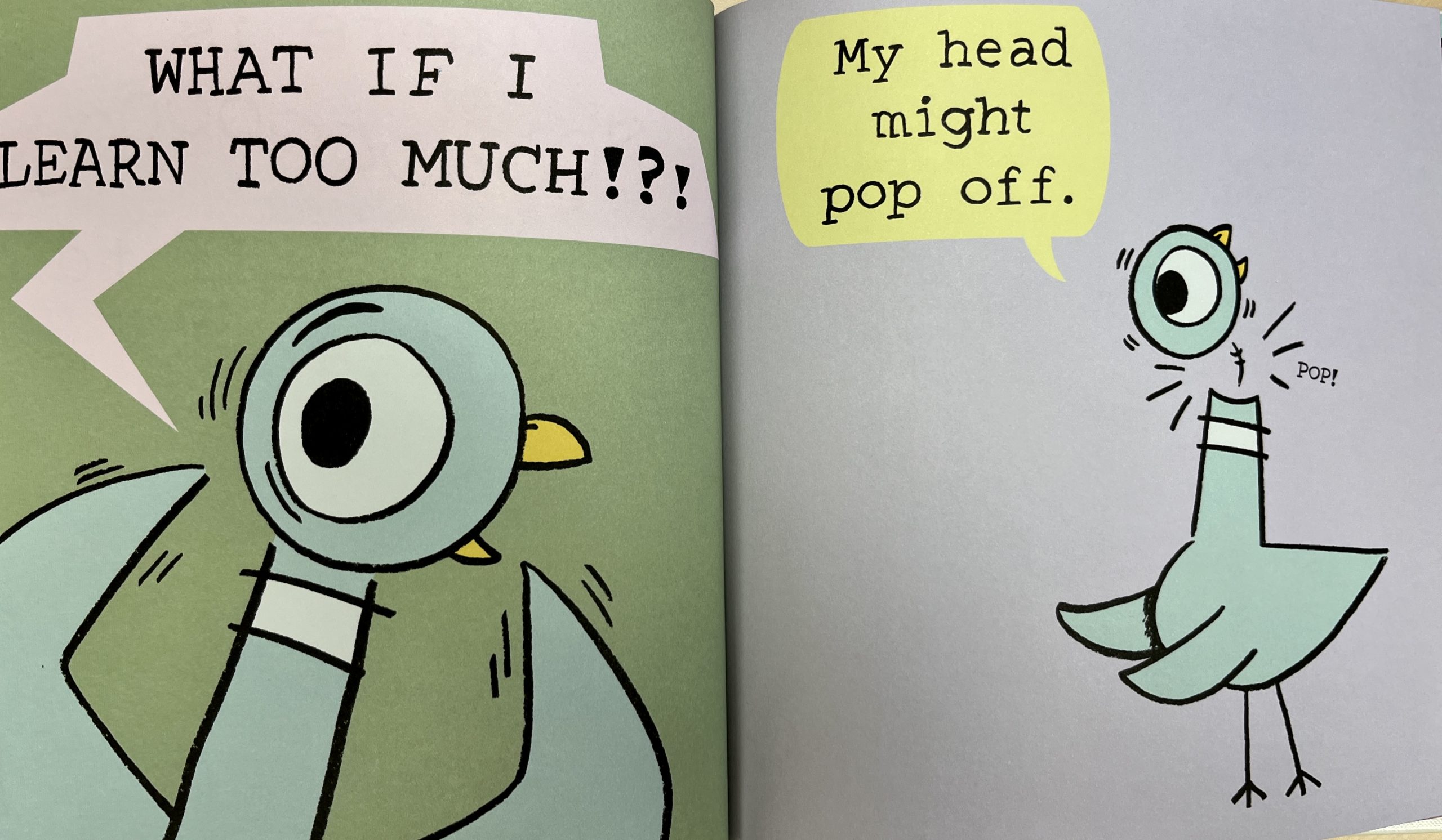 The Pigeon HAS to Go to School! - Stories with Miss Library