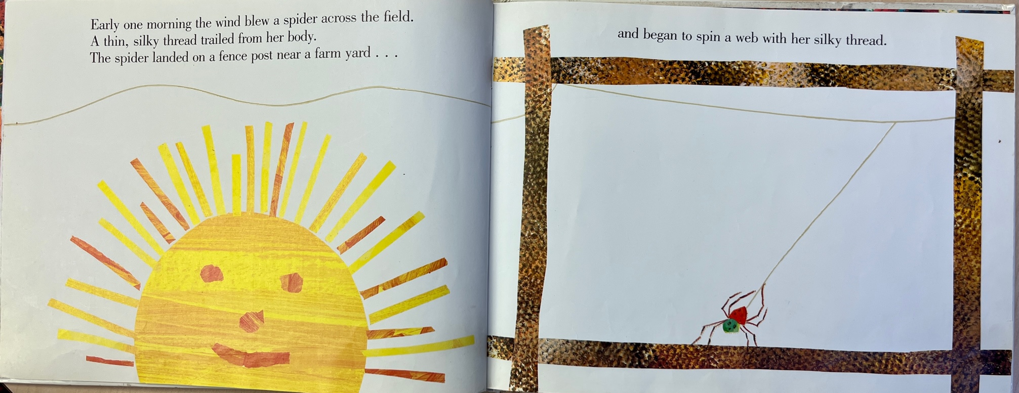 THE VERY BUSY SPIDER by Eric Carle - Stories with Miss Library