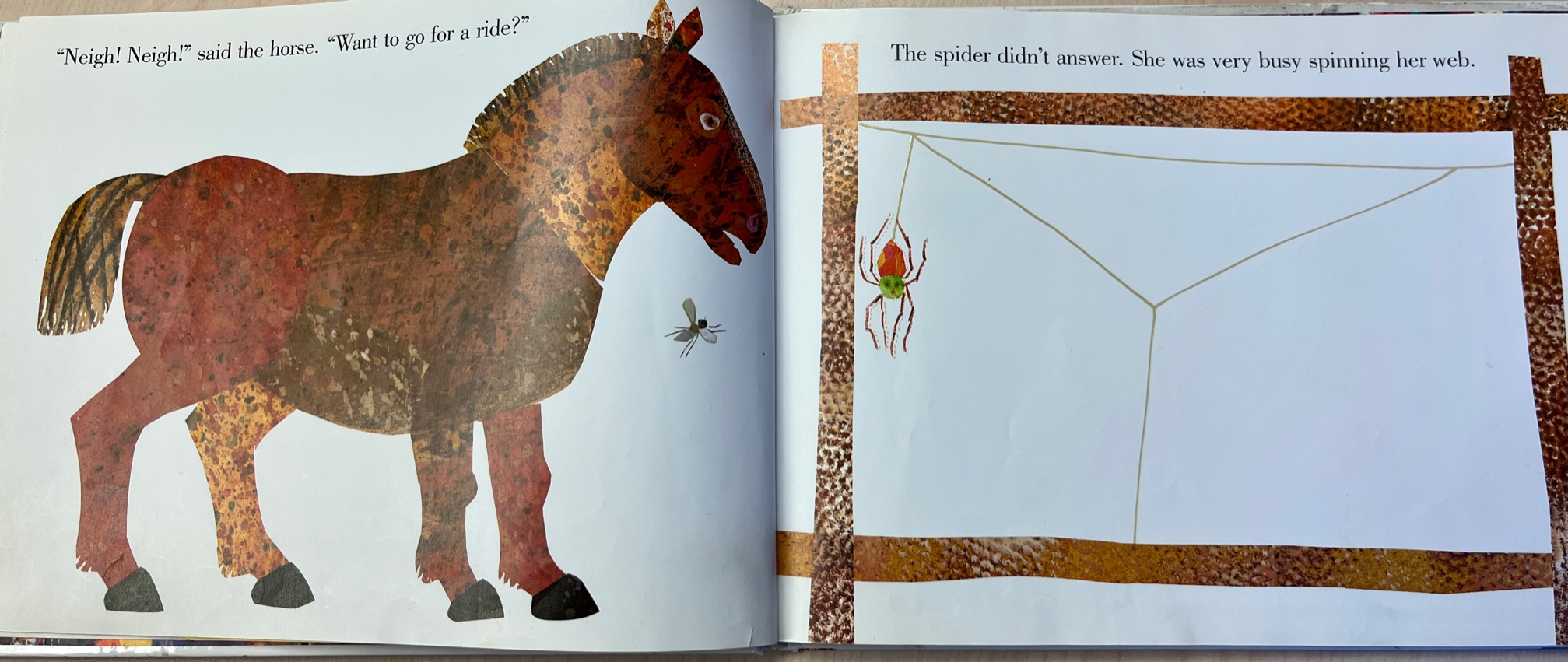 THE VERY BUSY SPIDER by Eric Carle - Stories with Miss Library