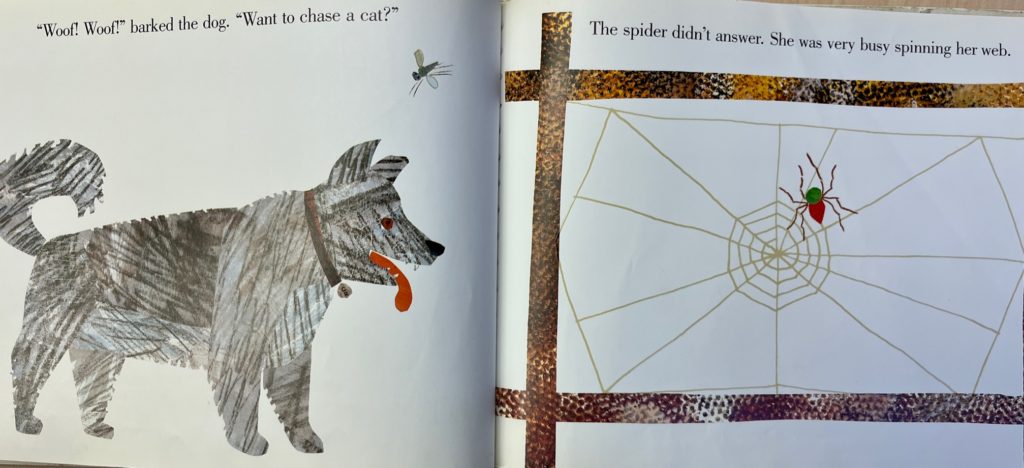 THE VERY BUSY SPIDER by Eric Carle - Stories with Miss Library