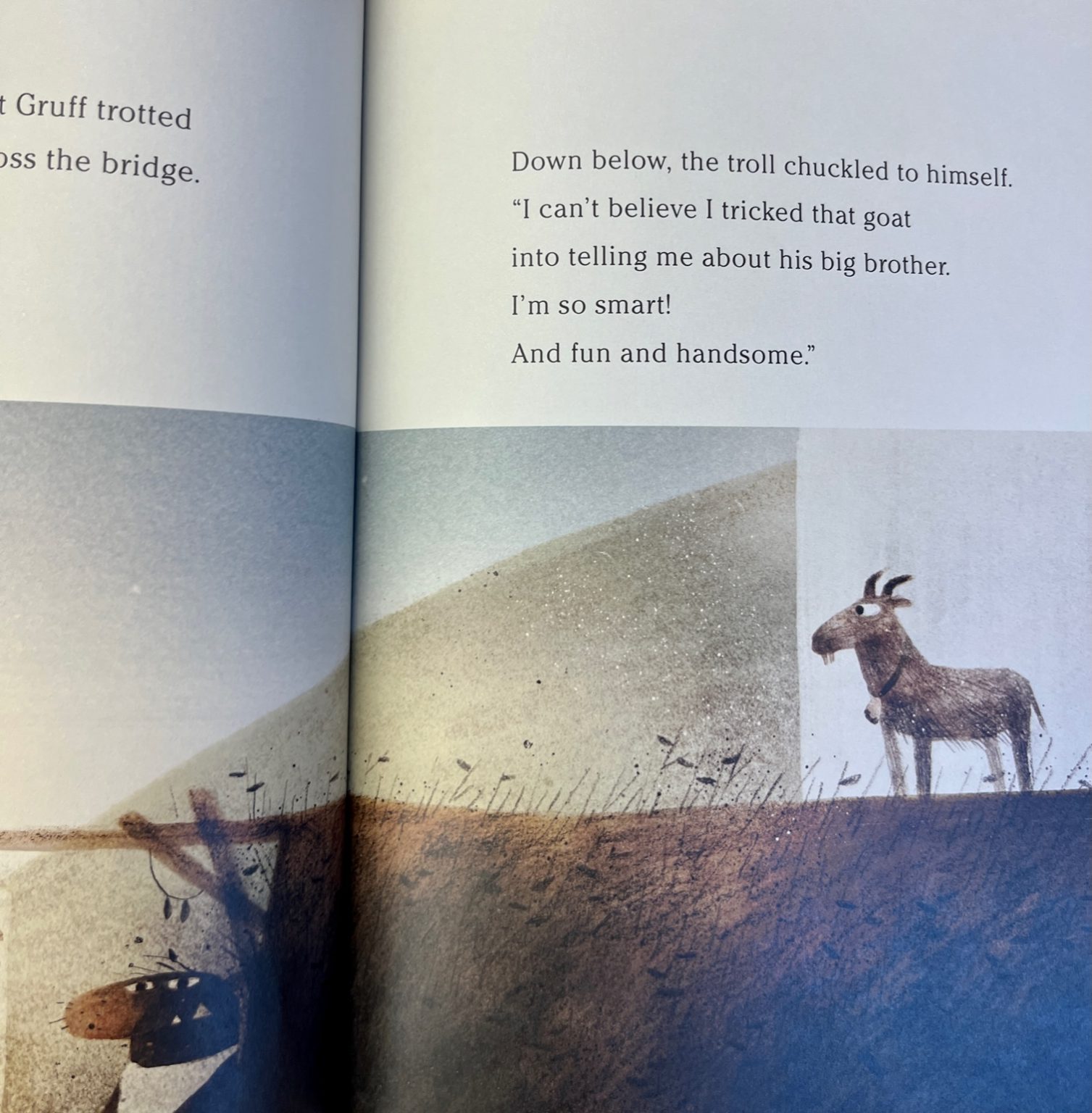 THE THREE BILLY GOATS GRUFF, retold by Mac Barnett, illustrated by Jon ...
