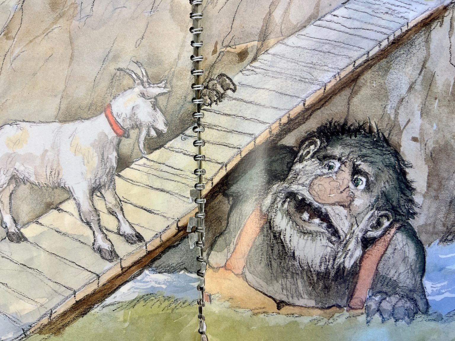 THE THREE BILLY GOATS GRUFF, retold by Mac Barnett, illustrated by Jon ...
