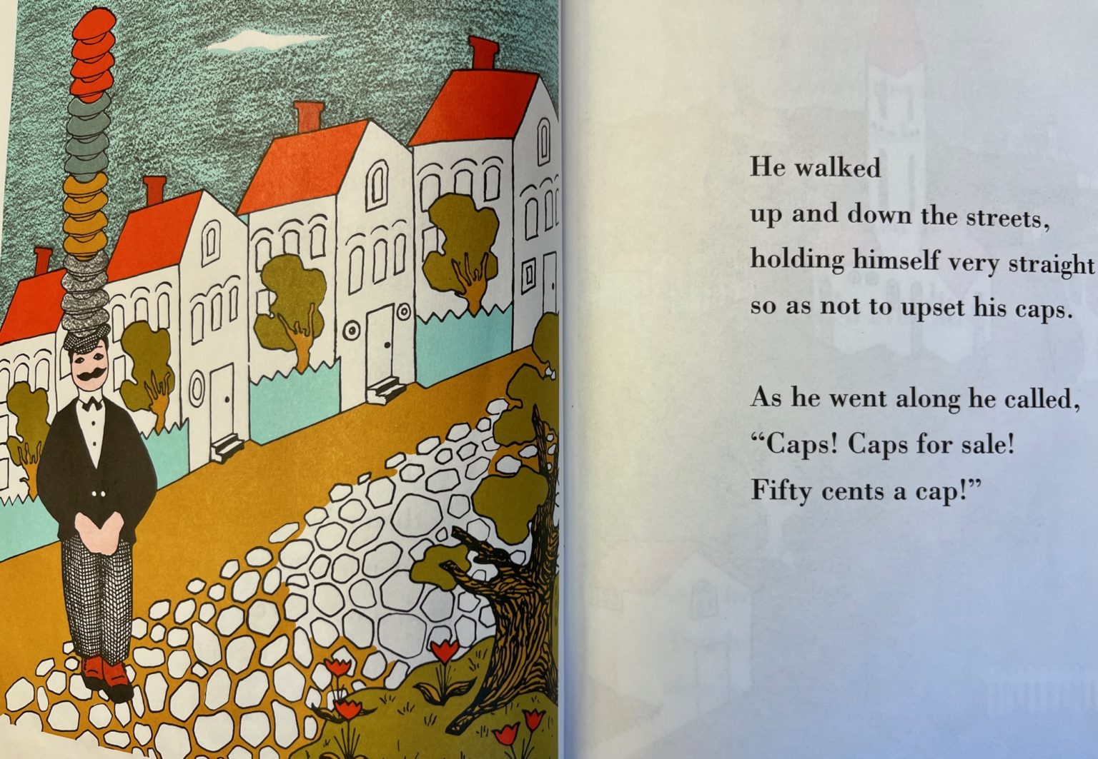 CAPS FOR SALE by Esphyr Slobodkina - Stories with Miss Library